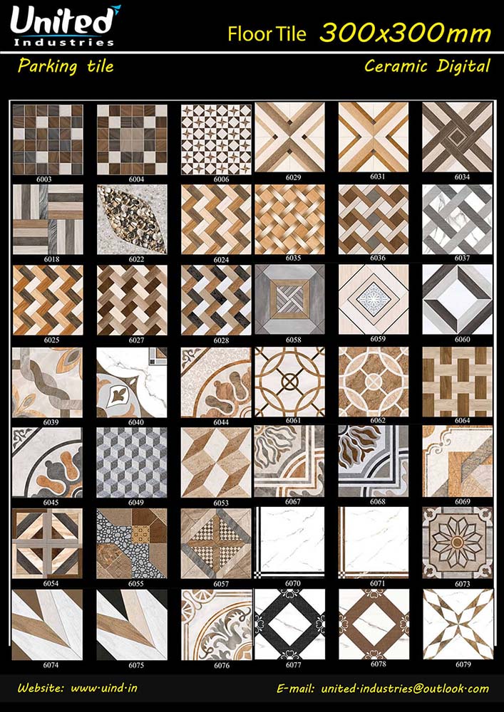 Ceramic Digital Floor tile 300 mm x 300 mm – United Industries